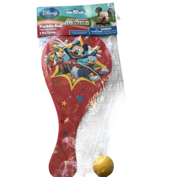 Disney | Toys | Disney Mickey Mouse Clubhouse Jr Paddle Ball Red Paddle ...